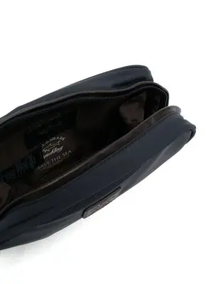 Paul & Shark Leather Trim Wash Bag