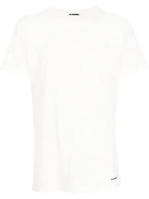 JIL SANDER Crew-neck Fitted T-shirt - White