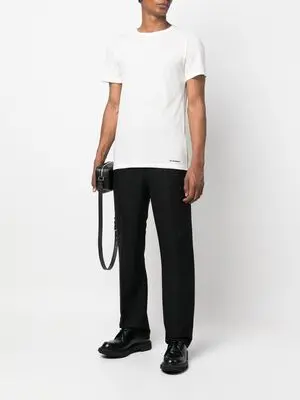 JIL SANDER Crew-neck Fitted T-shirt - White