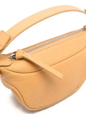 By Far Leather Shoulder Bag - Yellow