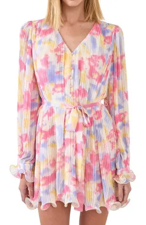 Endless Rose Tie-dye Mini Dress