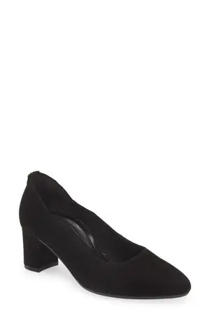 Gabor Scalloped Leather Pumps