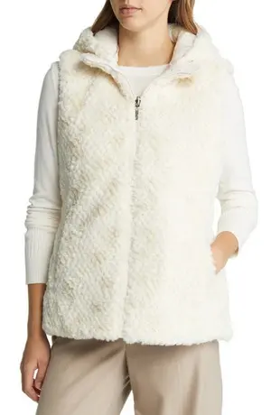 Gallery Faux Shearling Reversible Vest