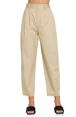 English Factory High Waist Pleated Trousers