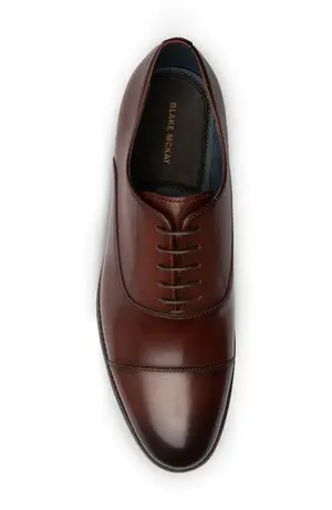 BLAKE MCKAY Mcneil' Cap Toe Oxford - Brandy