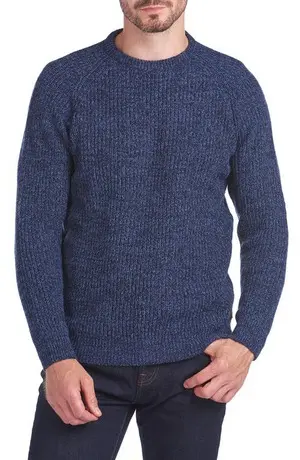 Barbour Horseford Wool Crewneck Sweater - Navy