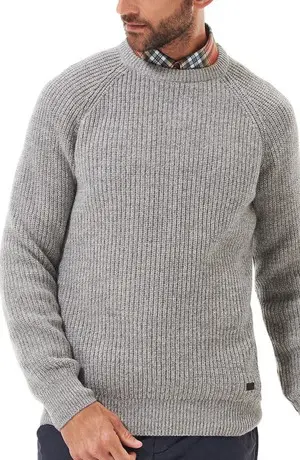 Barbour Horseford Wool Crewneck Sweater - Stone