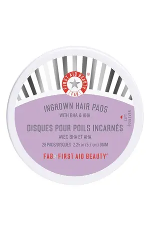 FIRST AID BEAUTY Ingrown Hair Pads With Bha & Aha - No Color