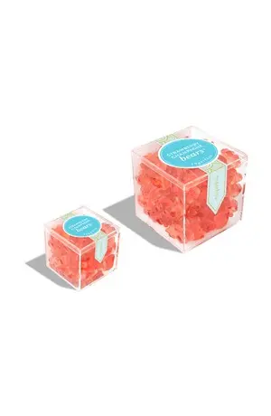 SUGARFINA Strawberry Champagne Bears Large Candy Cube