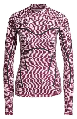 Adidas By Stella McCartney Print Long Sleeve Training Top - White