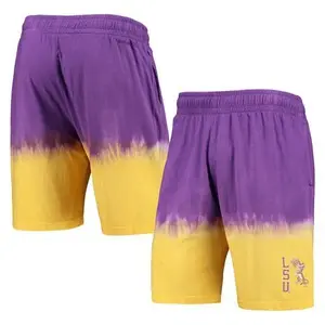 Mitchell & Ness Lsu Tigers Tie-dye Shorts - Purple