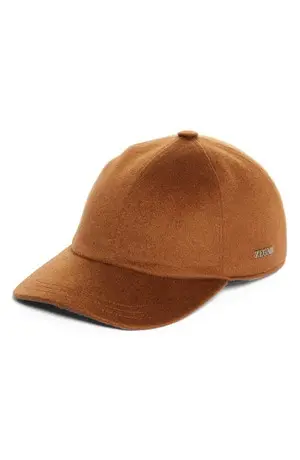 Zegna Cashmere Baseball Cap - Vicuna