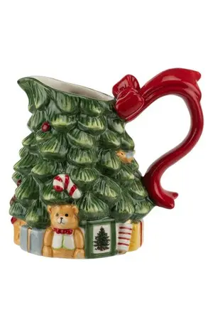 SPODE Christmas Tree Sugar & Creamer Set