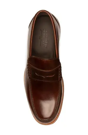 CROSBY SQUARE Newhaven Penny Loafer - Cola