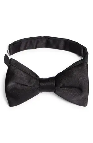 Zegna Silk Bow Tie - Black