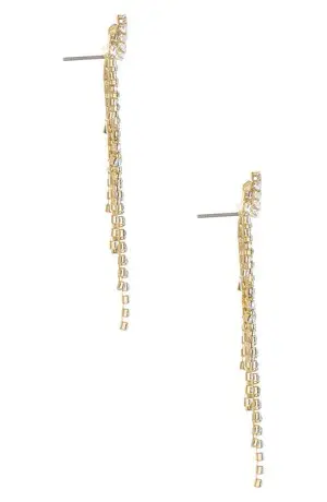 Ettika Angel Fringe Drop Earrings