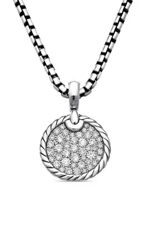 David Yurman Elements® Diamond Disc Pendant