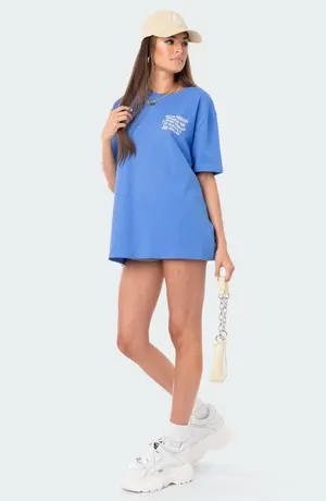 EDIKTED Oversize Graphic T-shirt