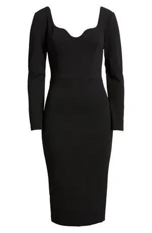 Dress The Population Sonia Long Sleeve Dress