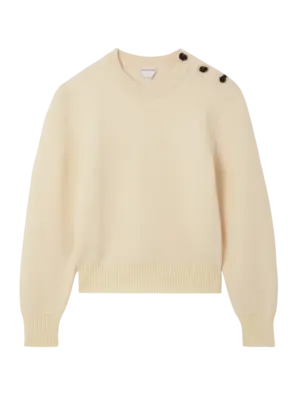 Bottega Veneta Wool Knit Sweater - Neutrals