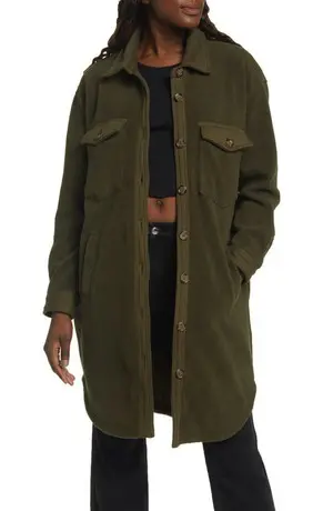 Blanknyc Long Fleece Shacket - Its Settled