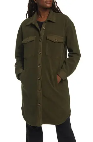 Blanknyc Long Fleece Shacket