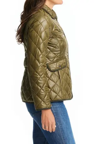 Kate Spade New York Short Quilted Jacket - Olive