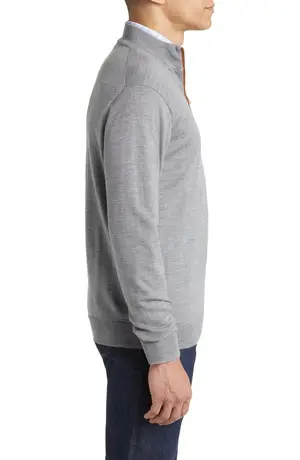 Peter Millar Autumn Crest Wool Blend Quarter Zip Pullover