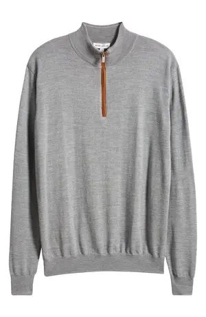 Peter Millar Autumn Crest Wool Blend Quarter Zip Pullover