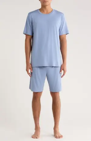 Nordstrom Cooling Short Pajamas - Blue Tempest