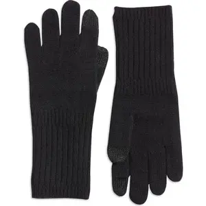 Nordstrom Cashmere Tech Gloves - Black Rock
