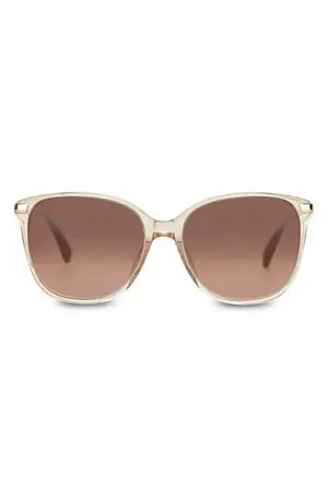 Toms 55mm Gradient Square Sunglasses - Brown