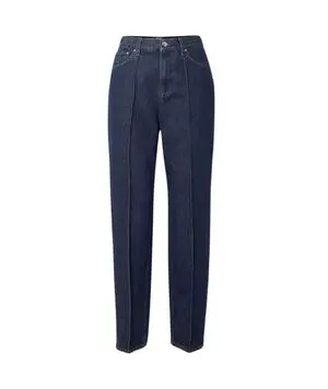 TOTÊME Net Sustain High-rise Tapered Organic Jeans - Blue