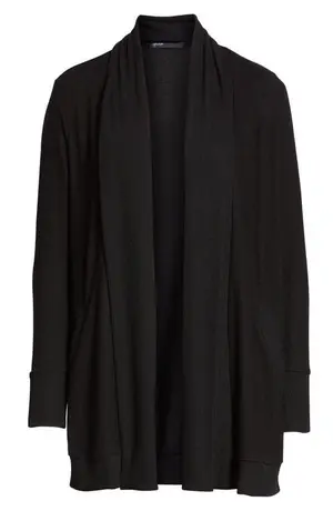 GIBSONLOOK Ribbed Open-front Cardigan