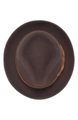 GOORIN BROS Fabyan Park Wool Pork Pie Hat - Brown