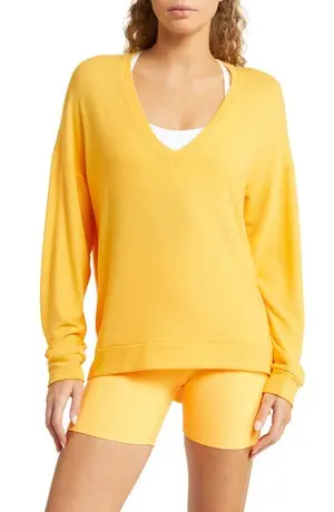 Beyond Yoga Long Weekend Knit Pullover