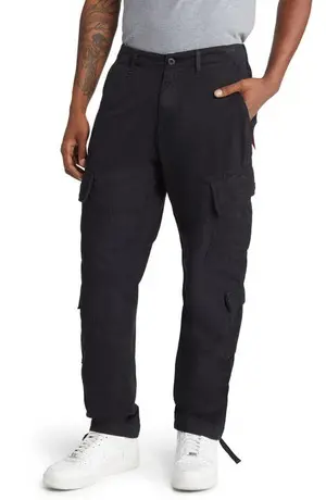 Alpha Industries Acu Straight Leg Cargo Pants - Black