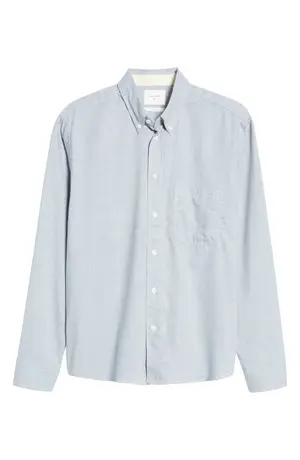 Billy Reid Tuscumbia Sdard Fit Flannel Button-down Shirt - Light Blue