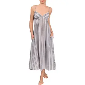 EVERYDAY RITUAL Olivia Nightgown - Perissa Stripe