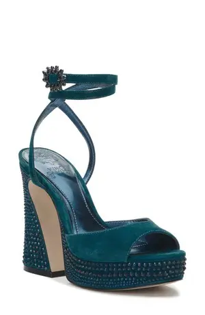 Vince Camuto Inna Platform Sandal Teal Sea