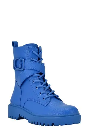 Guess GUESS Orana Combat Boot Medium Blue