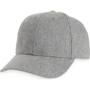 Madewell Wool Blend Baseball Cap - Heather Medium Grey