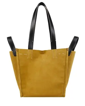 Proenza Schouler White Label Large Mercer Suede Tote - Yellow