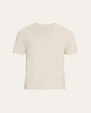 FRAME Logo Tee - Stone Beige