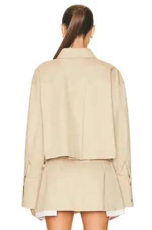 HELSA Chino Cropped Shirt