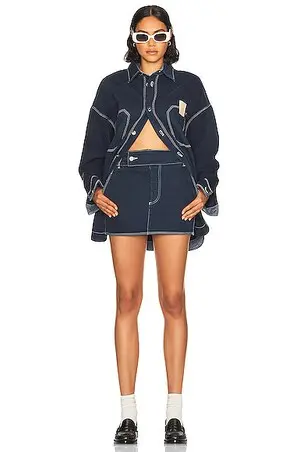 HELSA Low Rise Mini Skirt