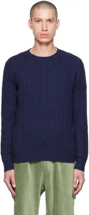 Ralph Lauren Polo Ralph Lauren Navy 'The Iconic' Sweater Bright Navy