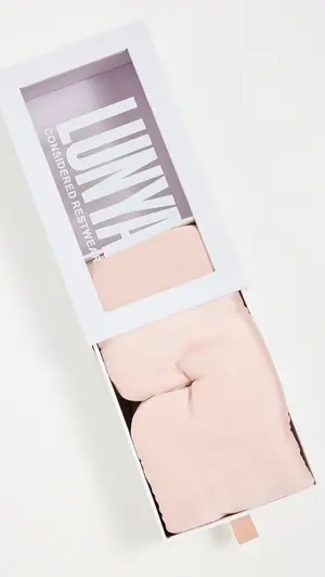 Lunya Washable Silk Sleep Mask - Delicate Pink