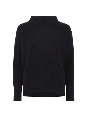 Vince Funnelneck Cashmere Sweater Charcoal