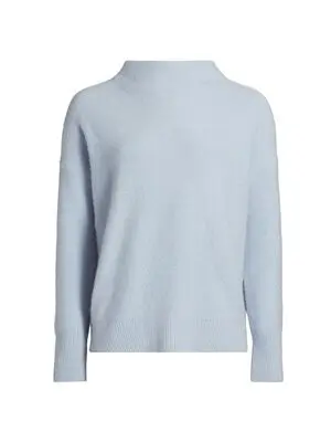 Vince Funnelneck Cashmere Sweater Porcelain Blue